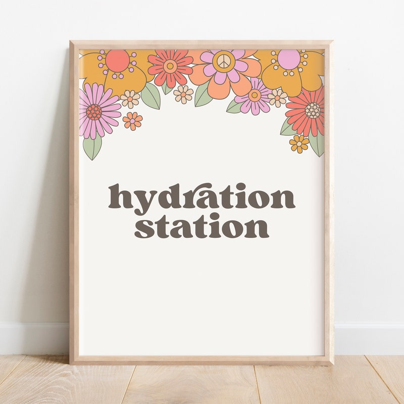 Hydration Station Sign - Etsy