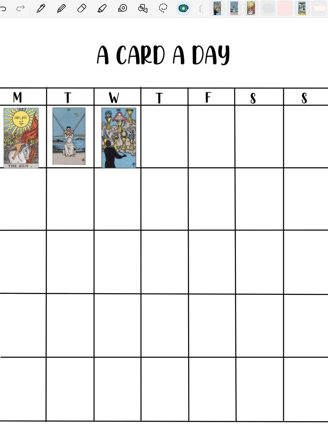 Tarot/ Oracle Study Journal Pages - Etsy