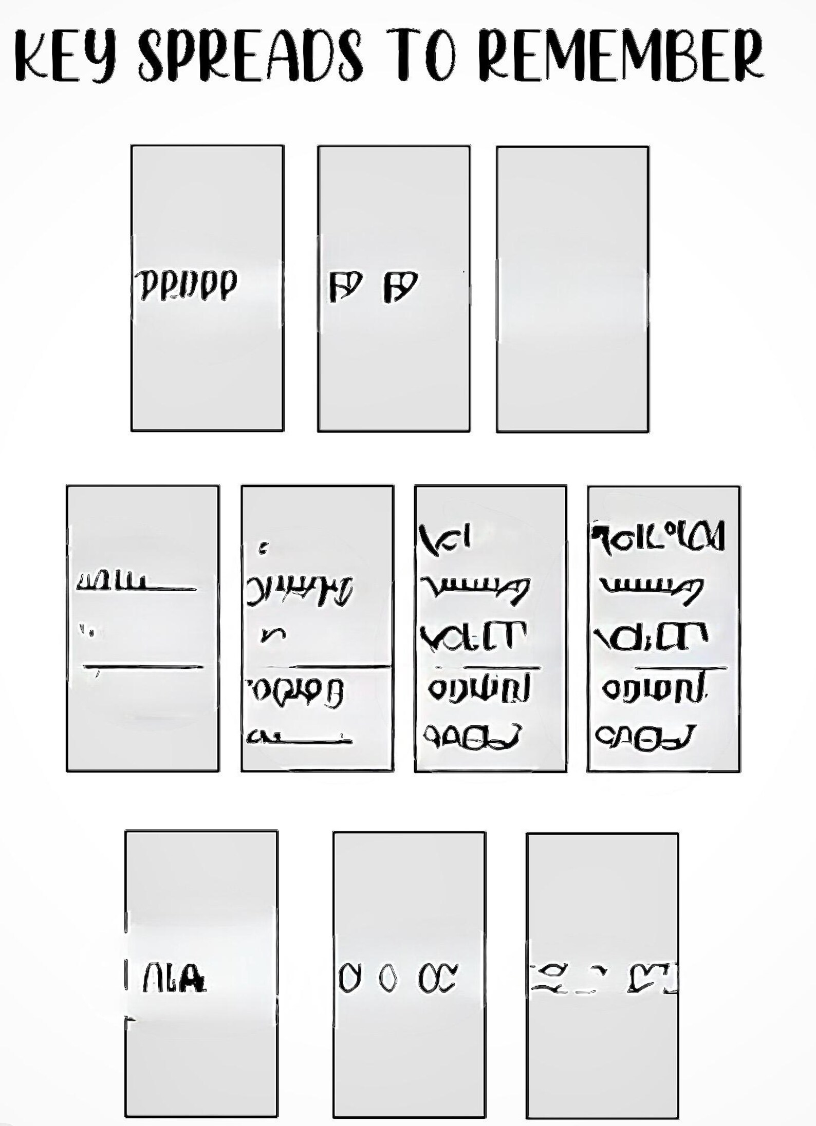 Tarot/ Oracle Study Journal Pages - Etsy