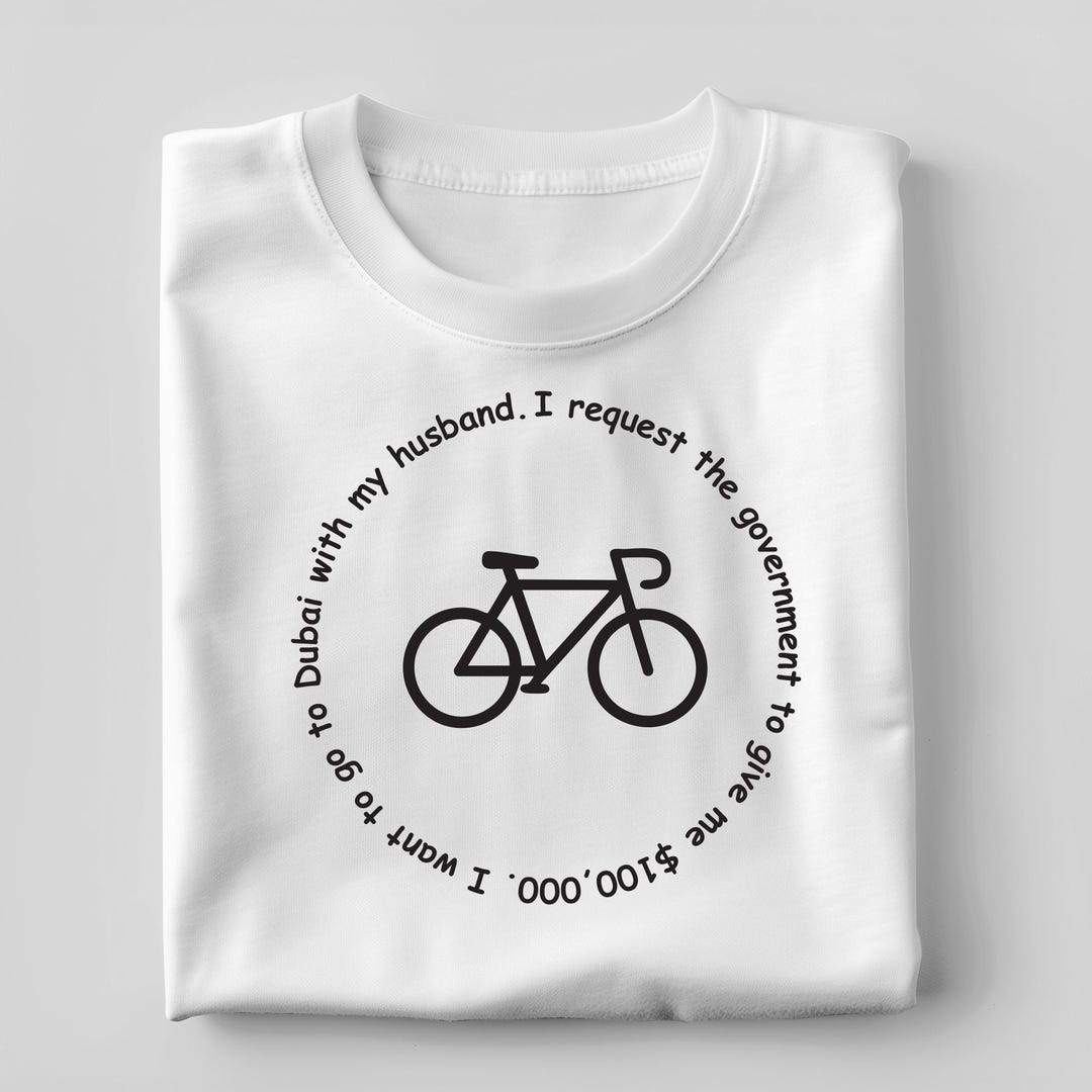Onijah Viral Bicycle Meme T-shirt | Funny Graphic Tee | Digital ...