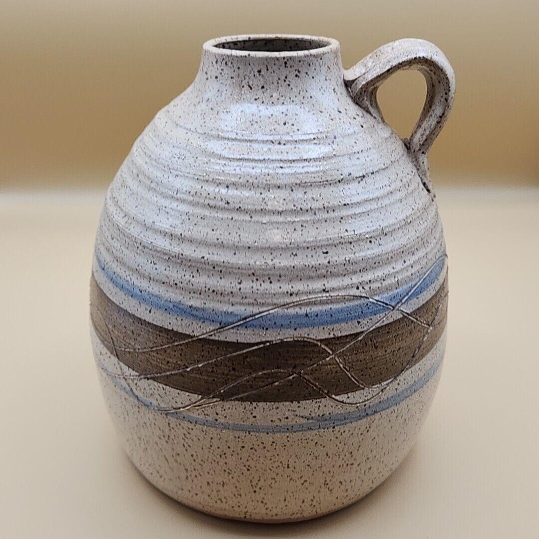 Ocepek Communion Pottery Jug Pitcher Ohio Wheel Thrown Stoneware Artist ...