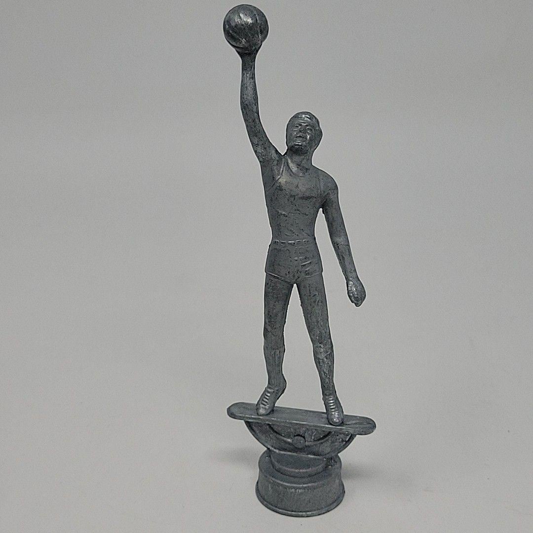 Vintage Sports Trophy Topper Basketball 6" - 1983 Metal Freeman - Etsy