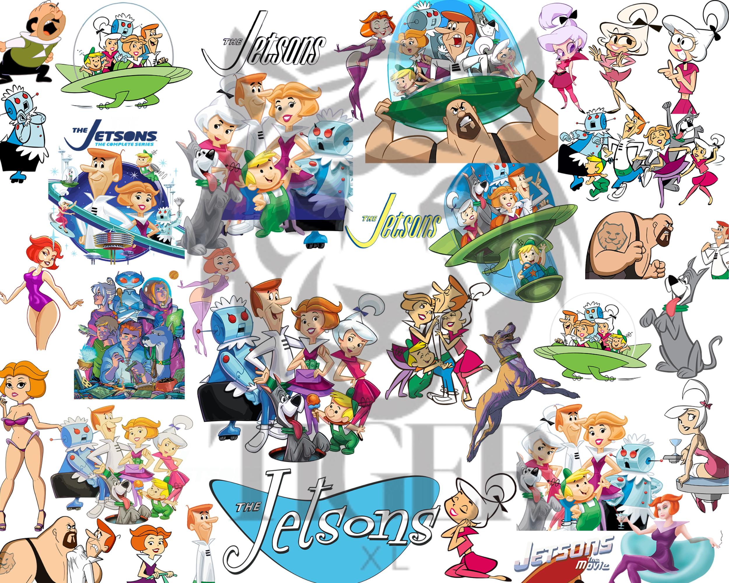 The Jetsons Digital Designs for T-shirts, Mugs & More Futuristic-retro ...