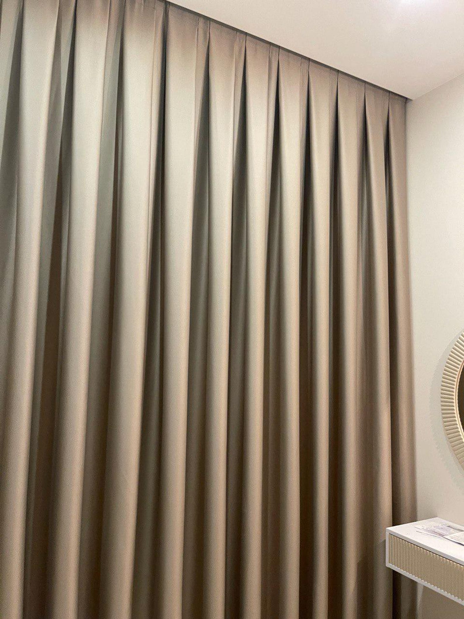 Blackout Curtain, UV Light Proof Blackout, Sun Blocking and Heat ...