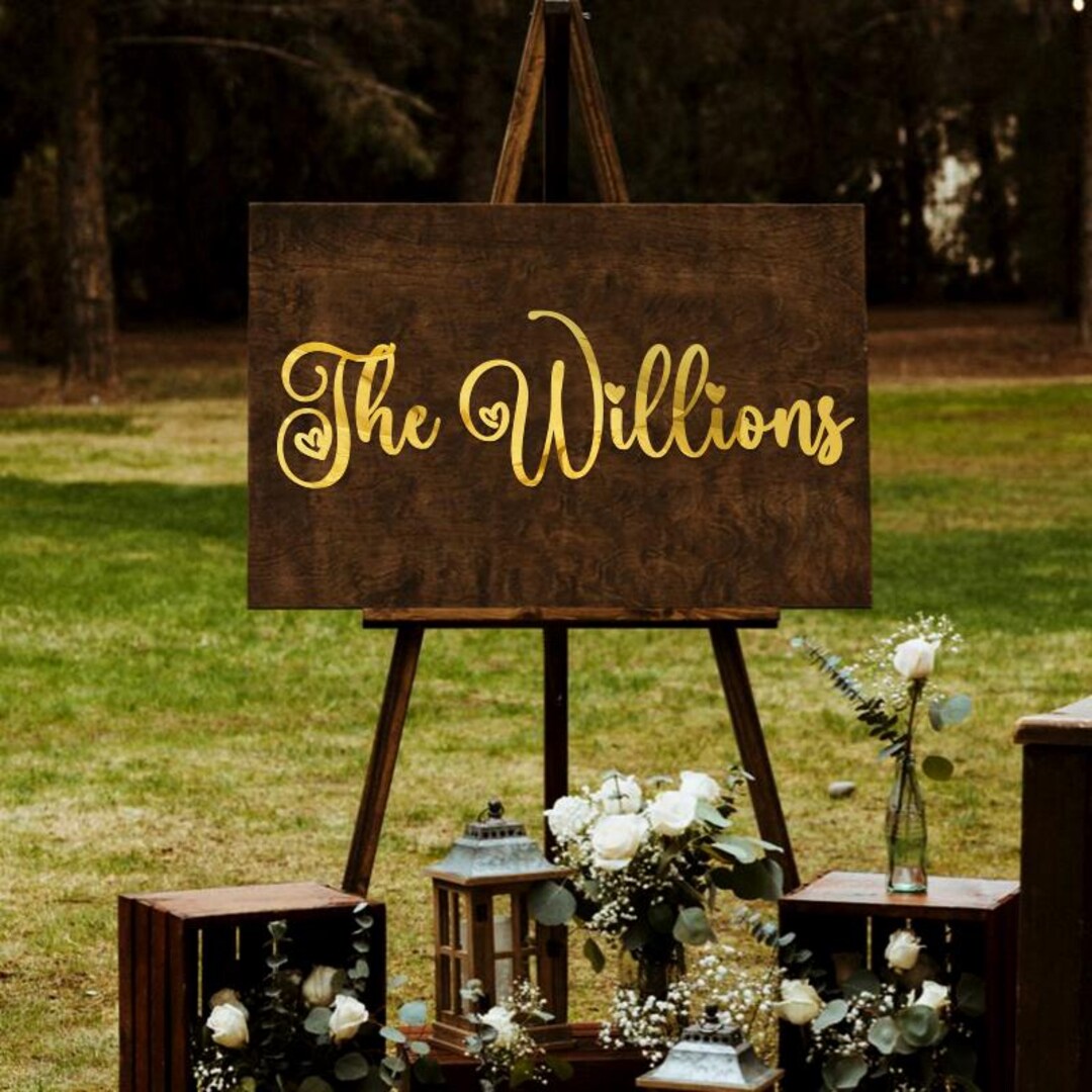 Custom Wedding Name Mirror Acrylic Sign,wedding Wall Decor,gift for Him ...