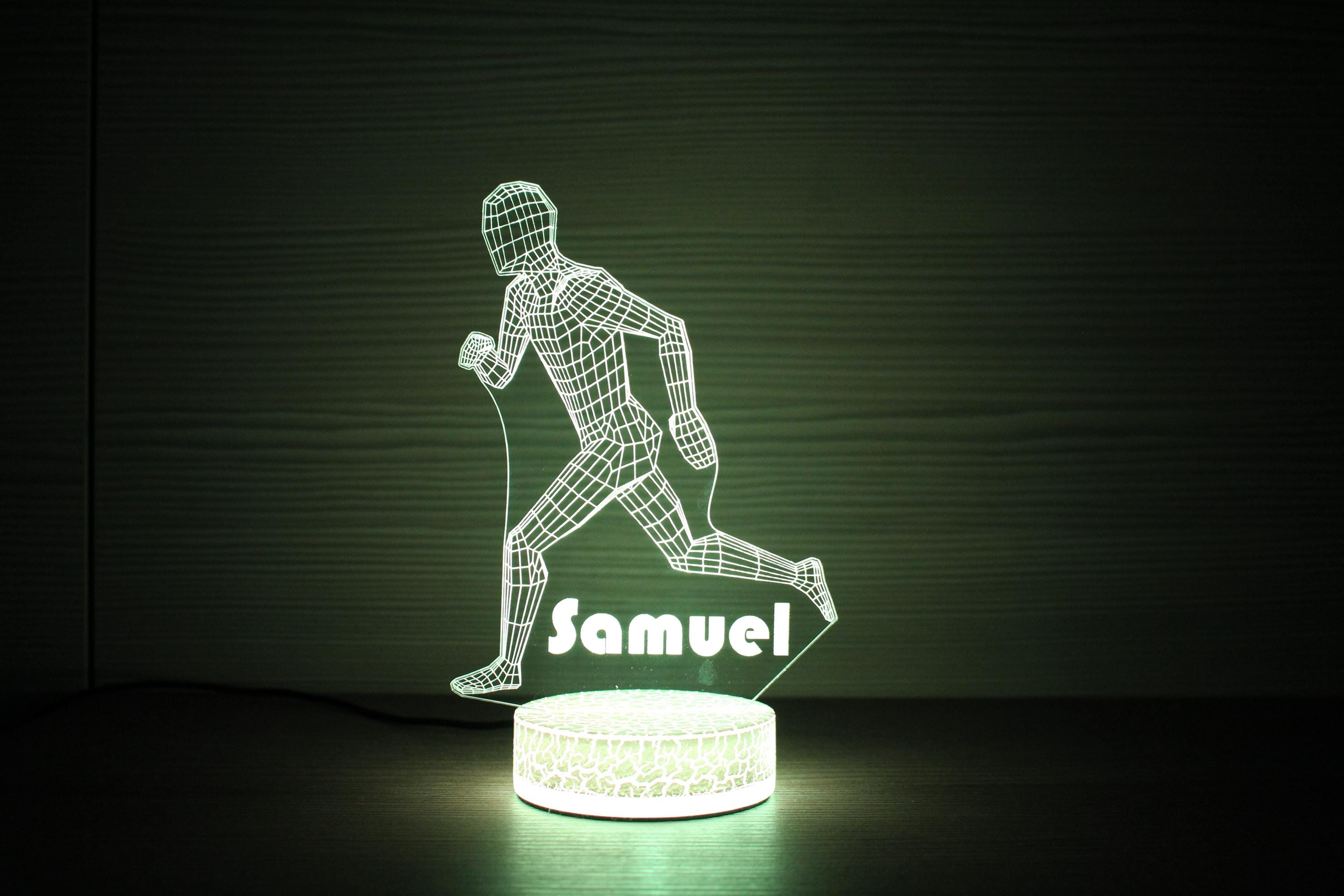 Runner Gifts Athletics 3D Night Lamp Gift for Runner Runner Coach Gift ...