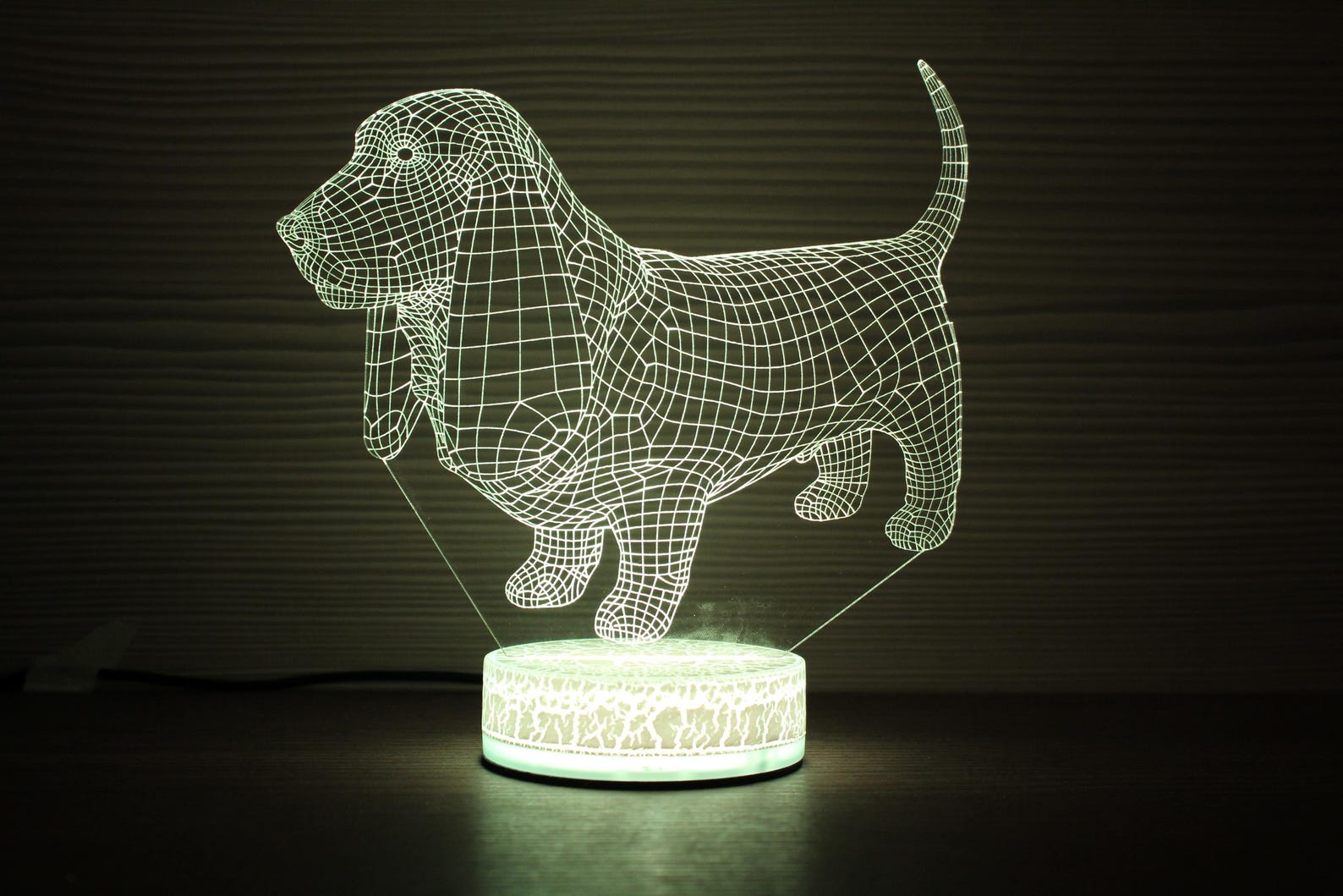Basset Hound Gift Basset Hound Light Pet Bedside Lamp 3D Night Lamp ...