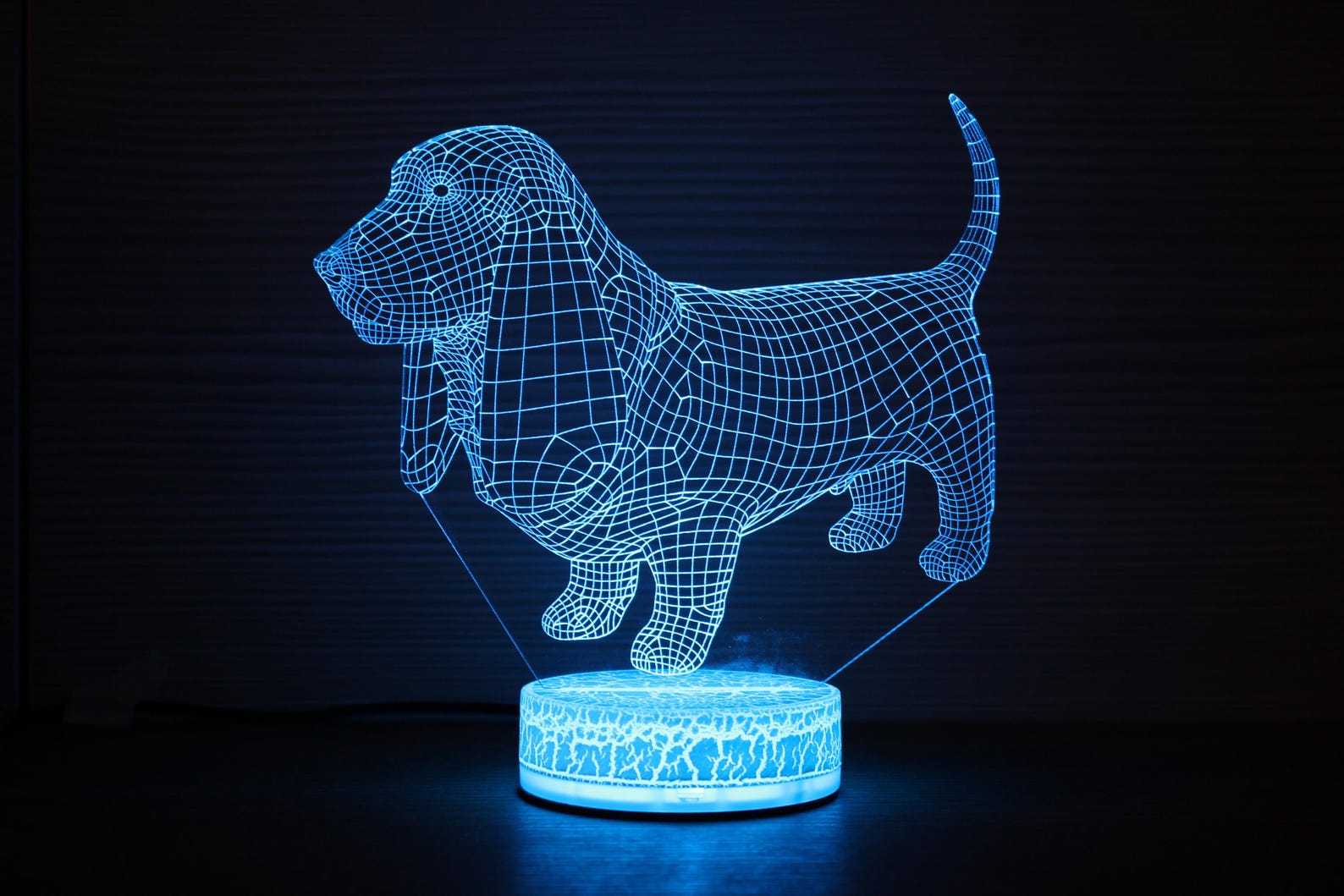 Basset Hound Gift Basset Hound Light Pet Bedside Lamp 3D Night Lamp ...