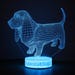 Basset Hound Gift Basset Hound Light Pet Bedside Lamp 3D Night Lamp ...