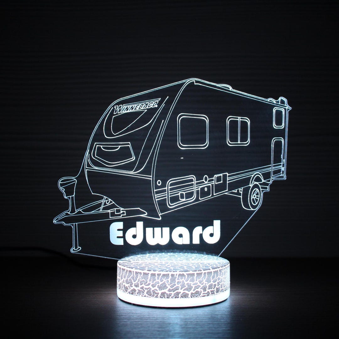 Camping Gift Caravan Light Trailer Lamp Mobile Home Camping Lover Gift ...