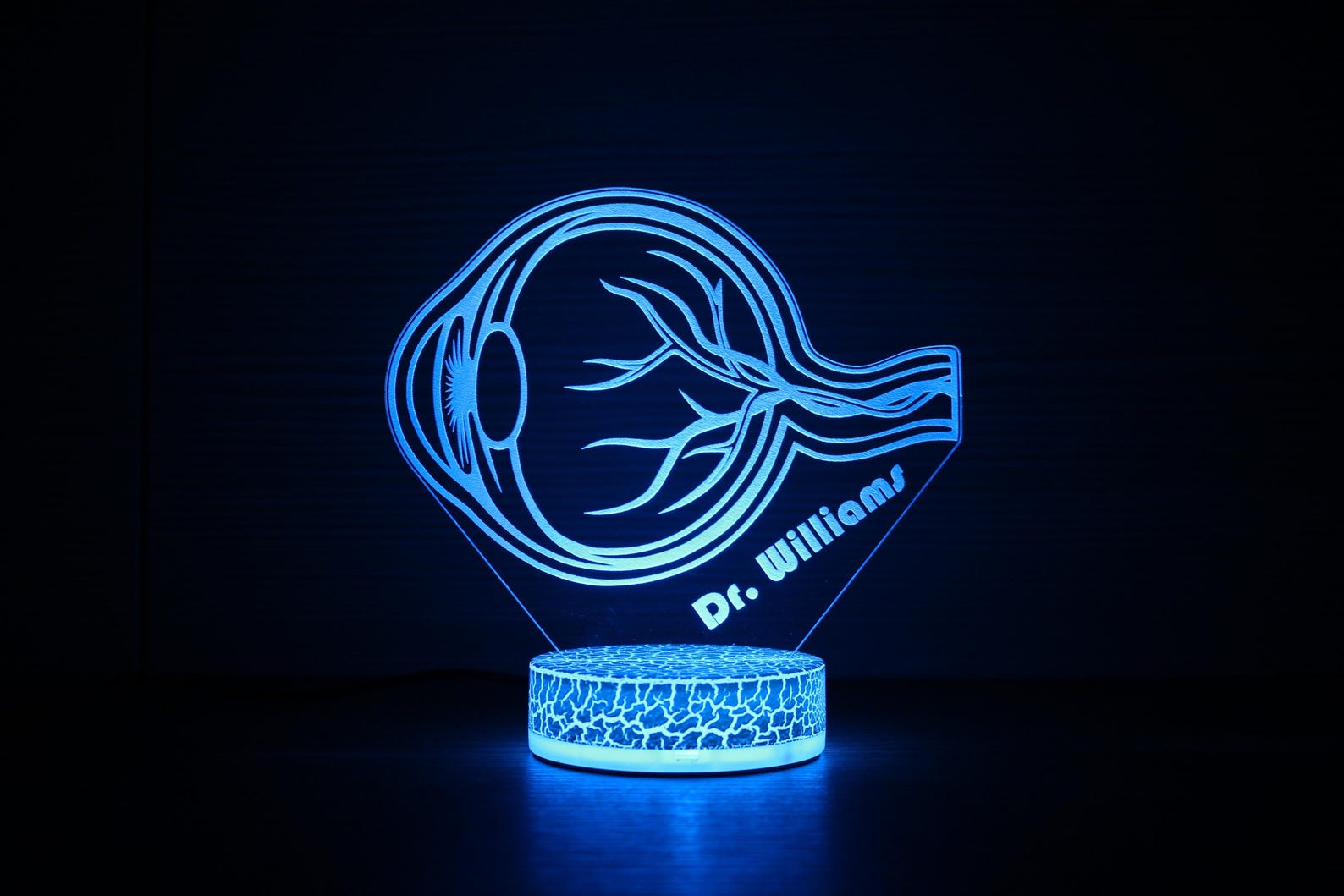 Optometrists Gift Eye Lamp Ophthalmologists Eye Light Lamp 3D Eye Light ...
