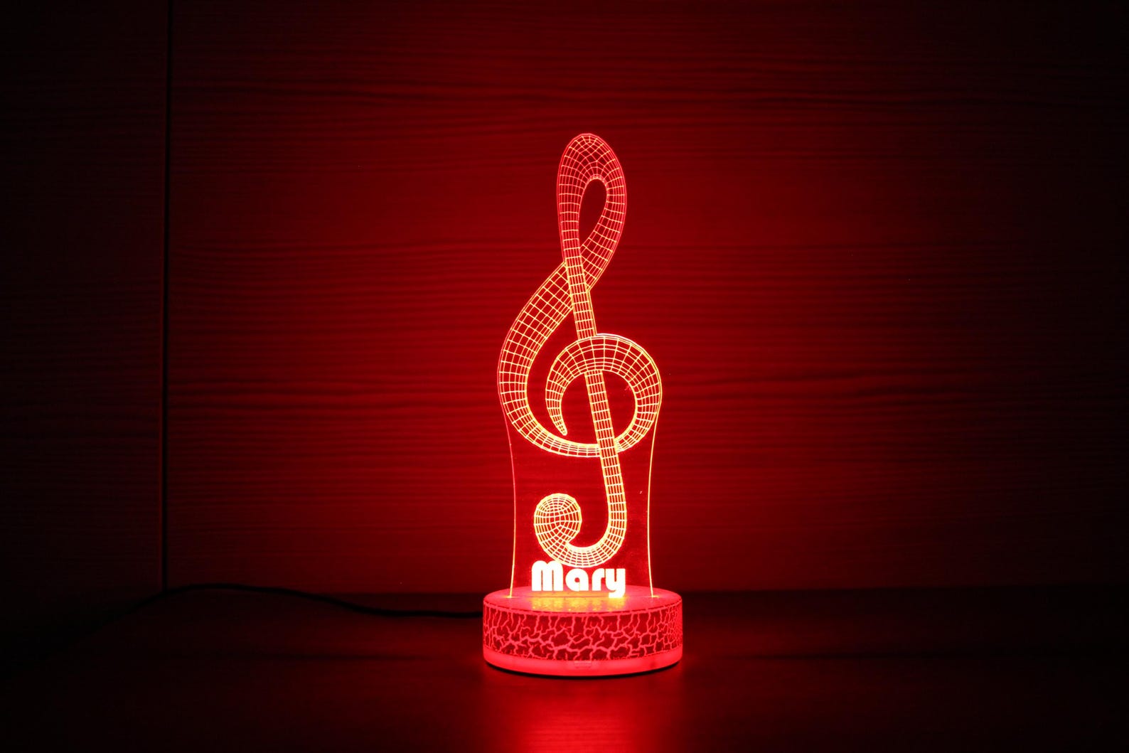 Treble Clef Led Night Light Musician Gift Music Lover Gift Gift for ...