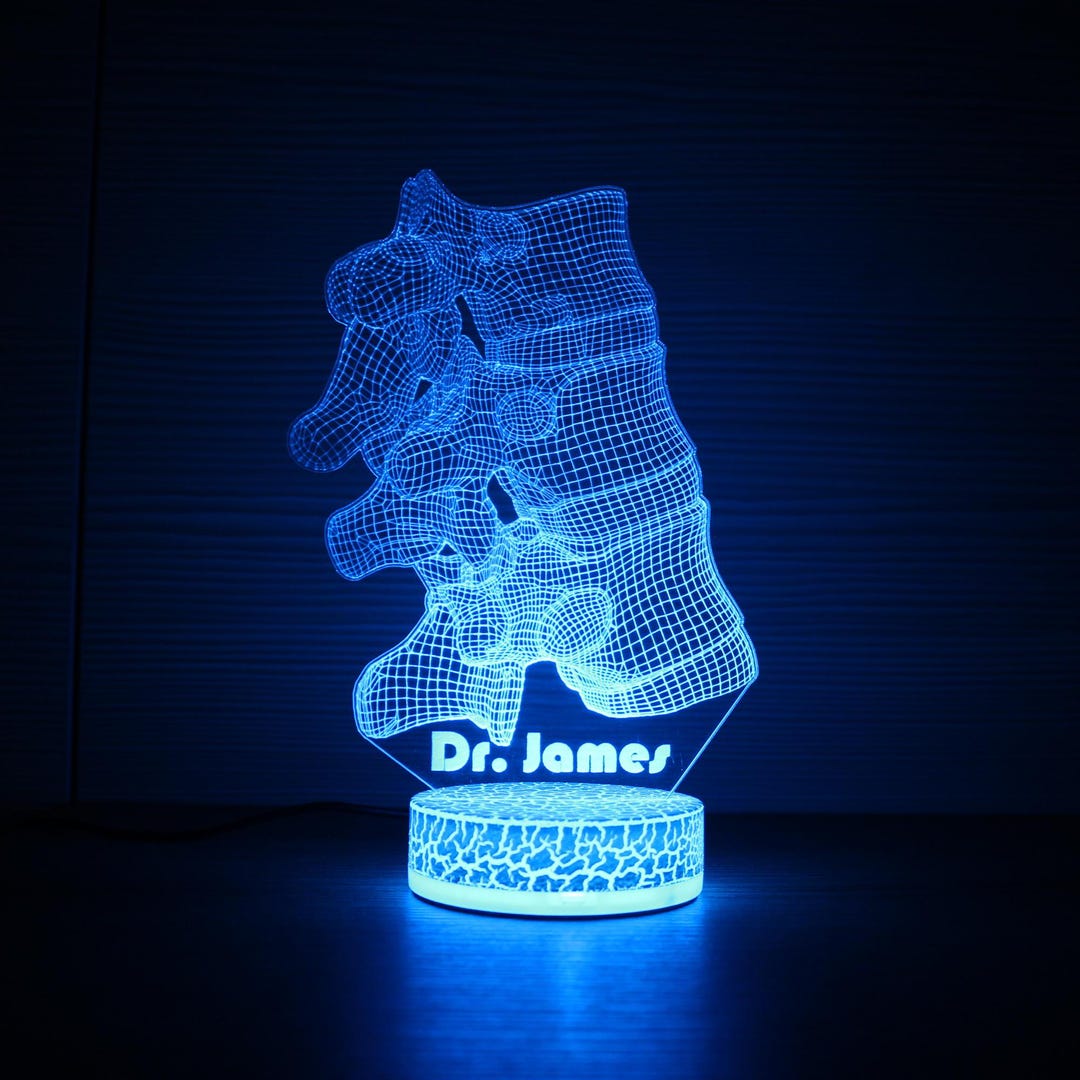 Vertebral Joint Light Orthopedist Gift Vertebral Joint Lamp Gift for ...