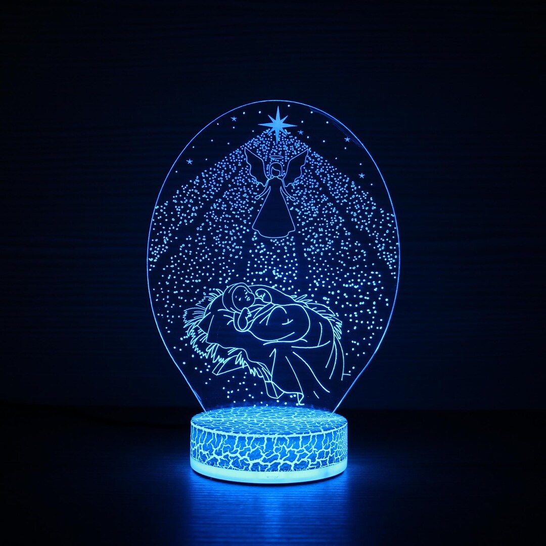 Angel Baby Guardian Angel Sympathy Gift LED Light Miscarriage Keepsake ...