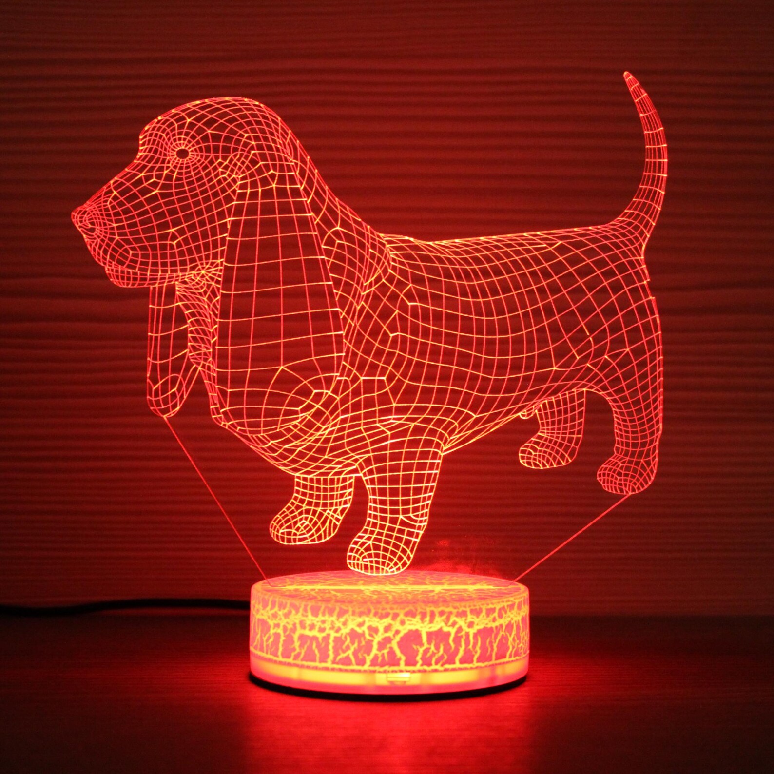 Basset Hound Gift Basset Hound Light Pet Bedside Lamp 3D Night Lamp ...