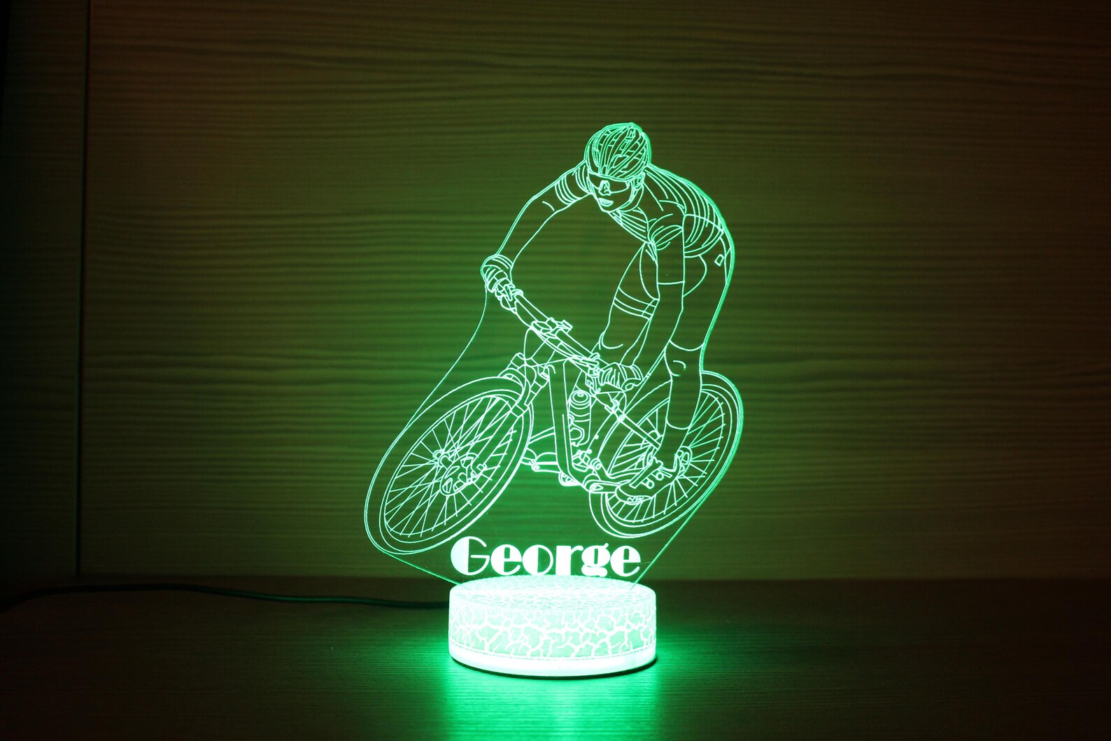 Mountain Bike Light MTB Gift for Mountain Biker Birthday Lamp Bedside ...