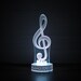 Treble Clef Led Night Light Musician Gift Music Lover Gift Gift for ...