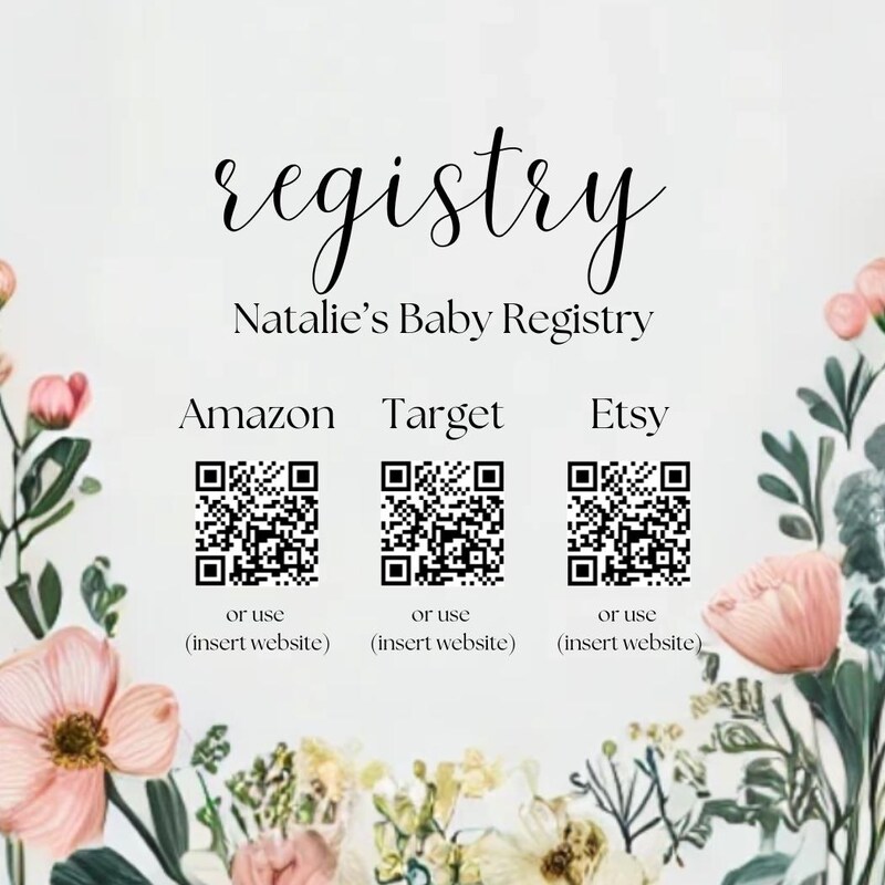 Baby Registry - Etsy