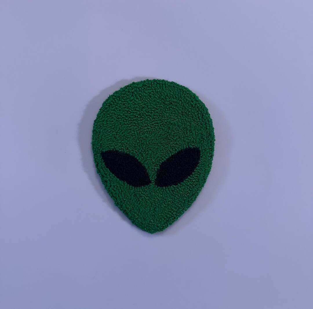 Alien Punch Needle Coaster, Alien Coaster, Punch Needle Coasters ...