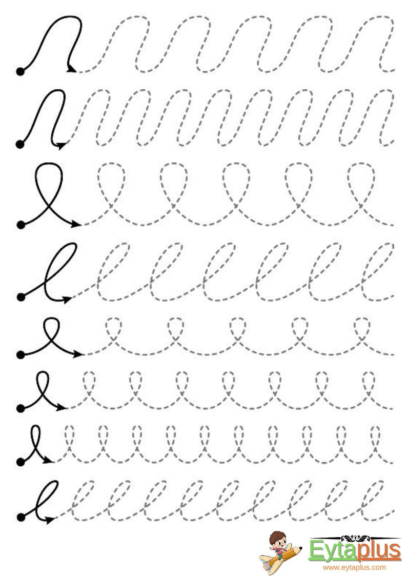 Printable Line Tracing Worksheets for Kids | Fine Motor Skills Practice ...