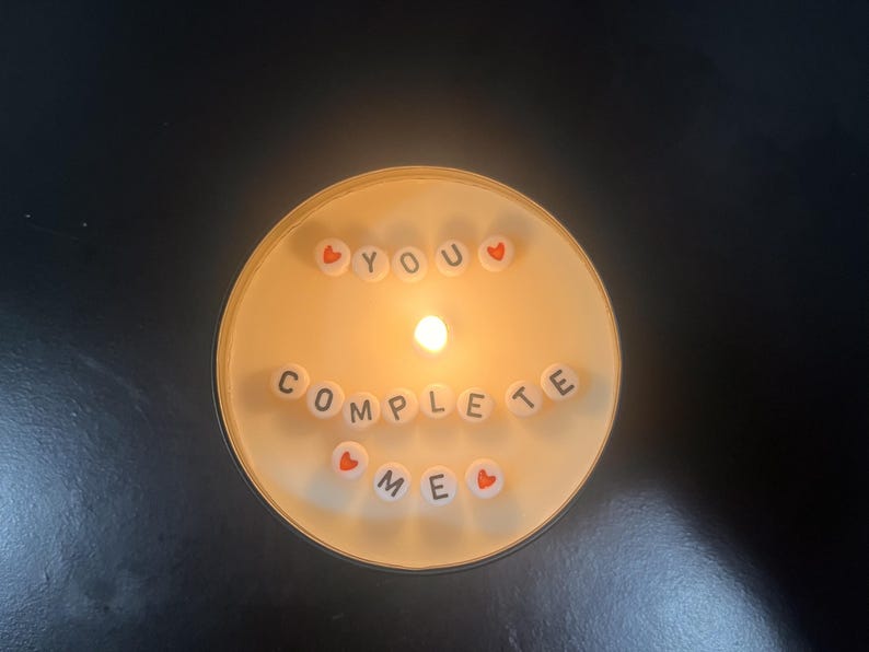 Hidden Message Soy Candle: Personalized Scented Candle Gift - Etsy