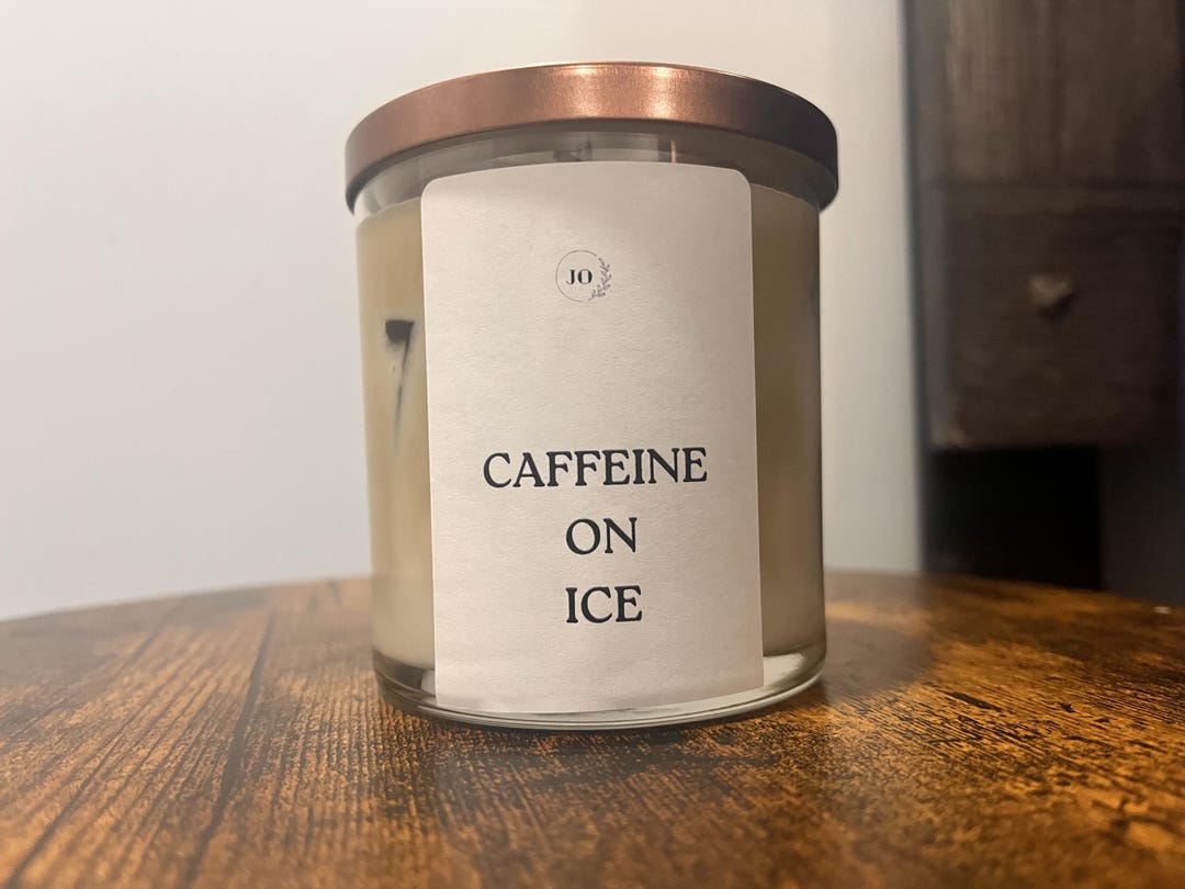 Iced Coffee Candle | Iced Latte Candle | Coffee Candle | Natural Soy ...