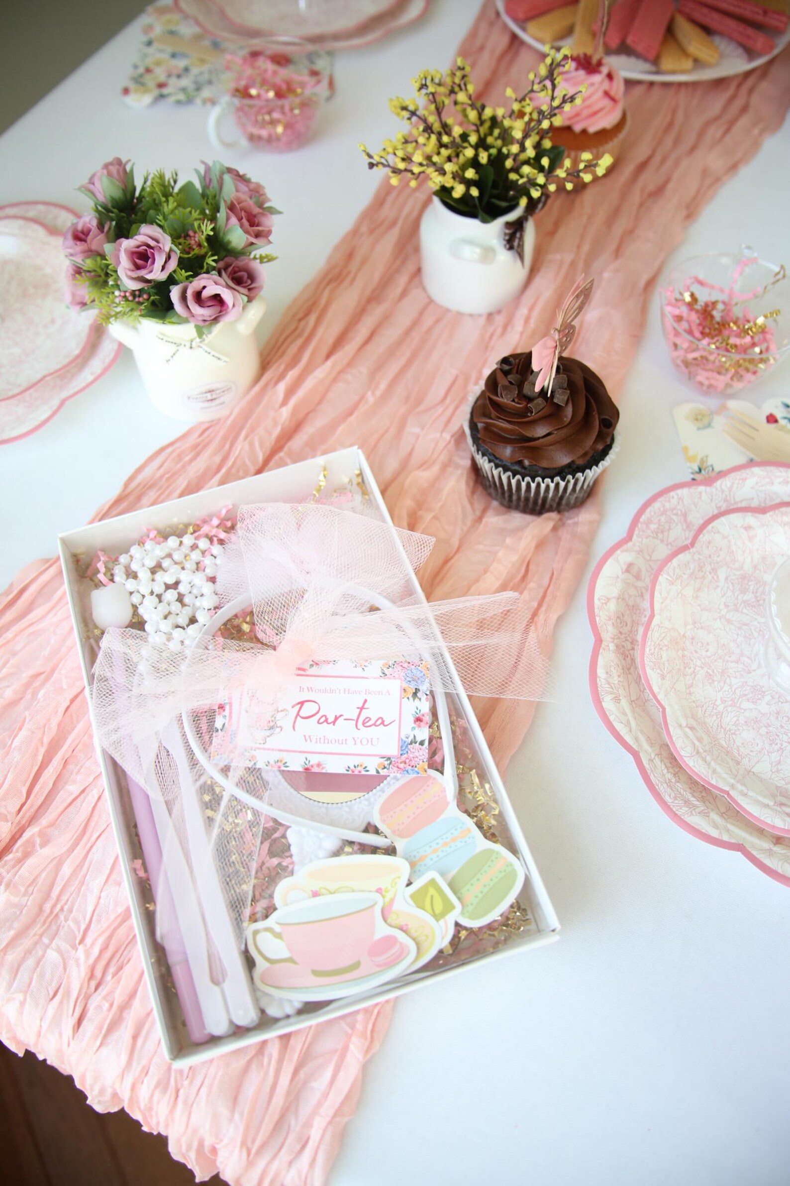 Prefilled Set Afternoon Tea Party Favors Butterfly Birthday Goodie Bags ...
