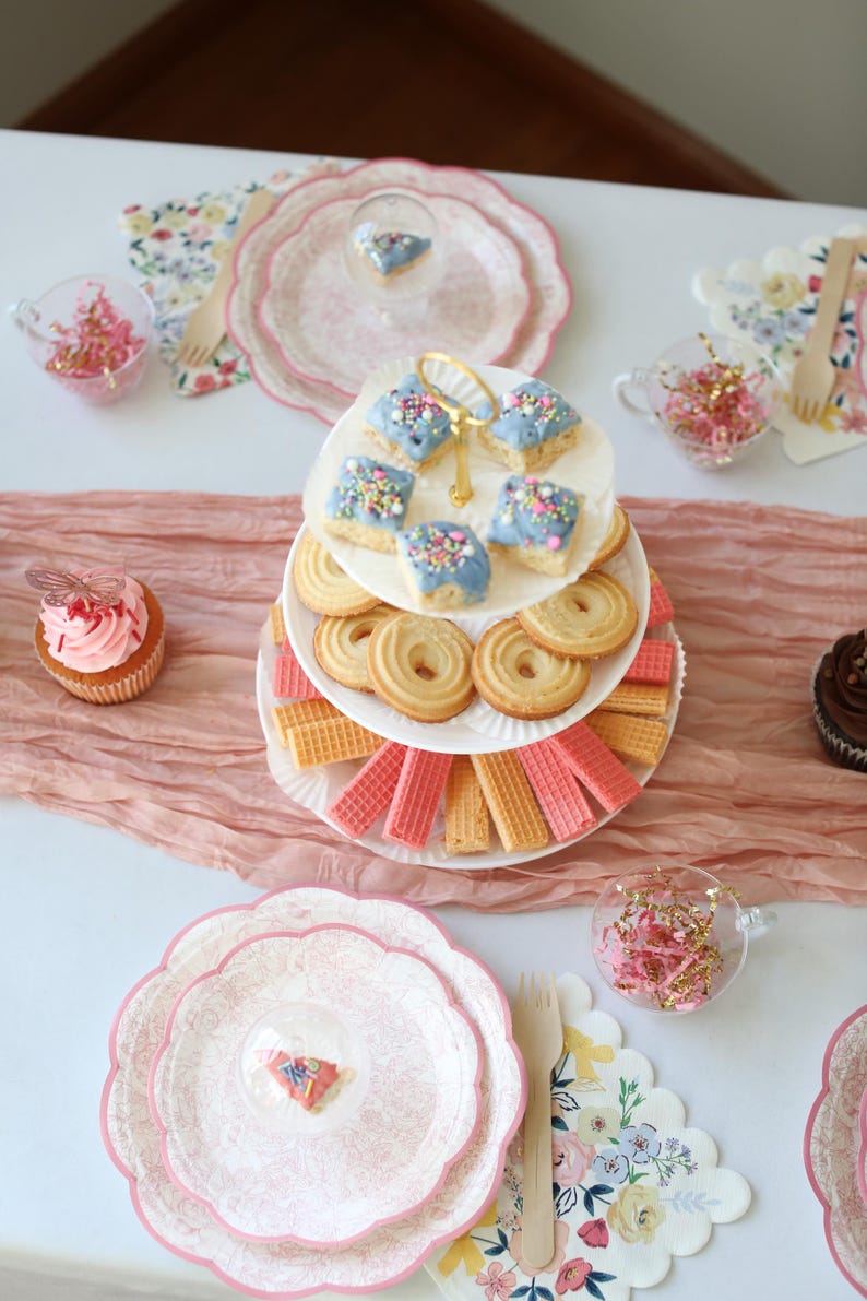 Children's Tea Party Decorations Kit Partea Supplies Afternoon Child's ...