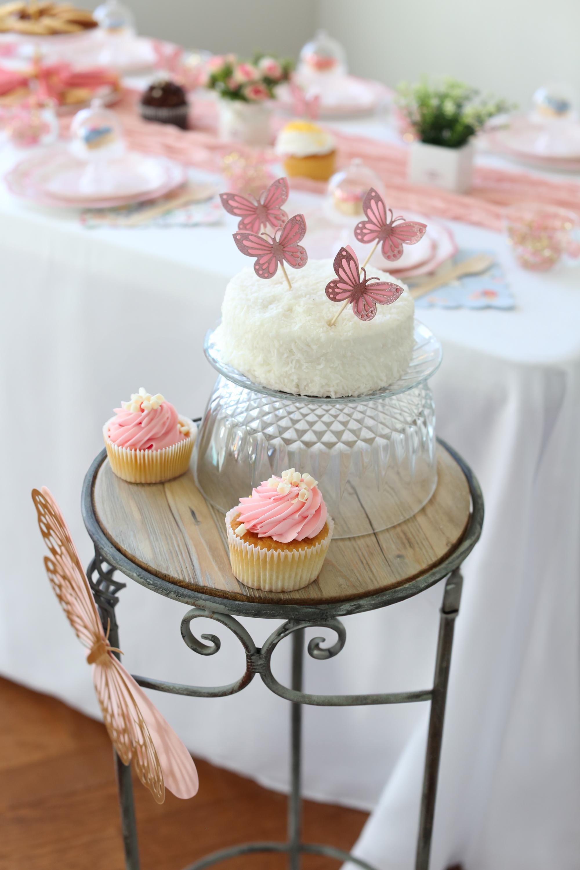 Butterfly Garden Tea Party Decoration Kit: Floral Birthday Celebration ...