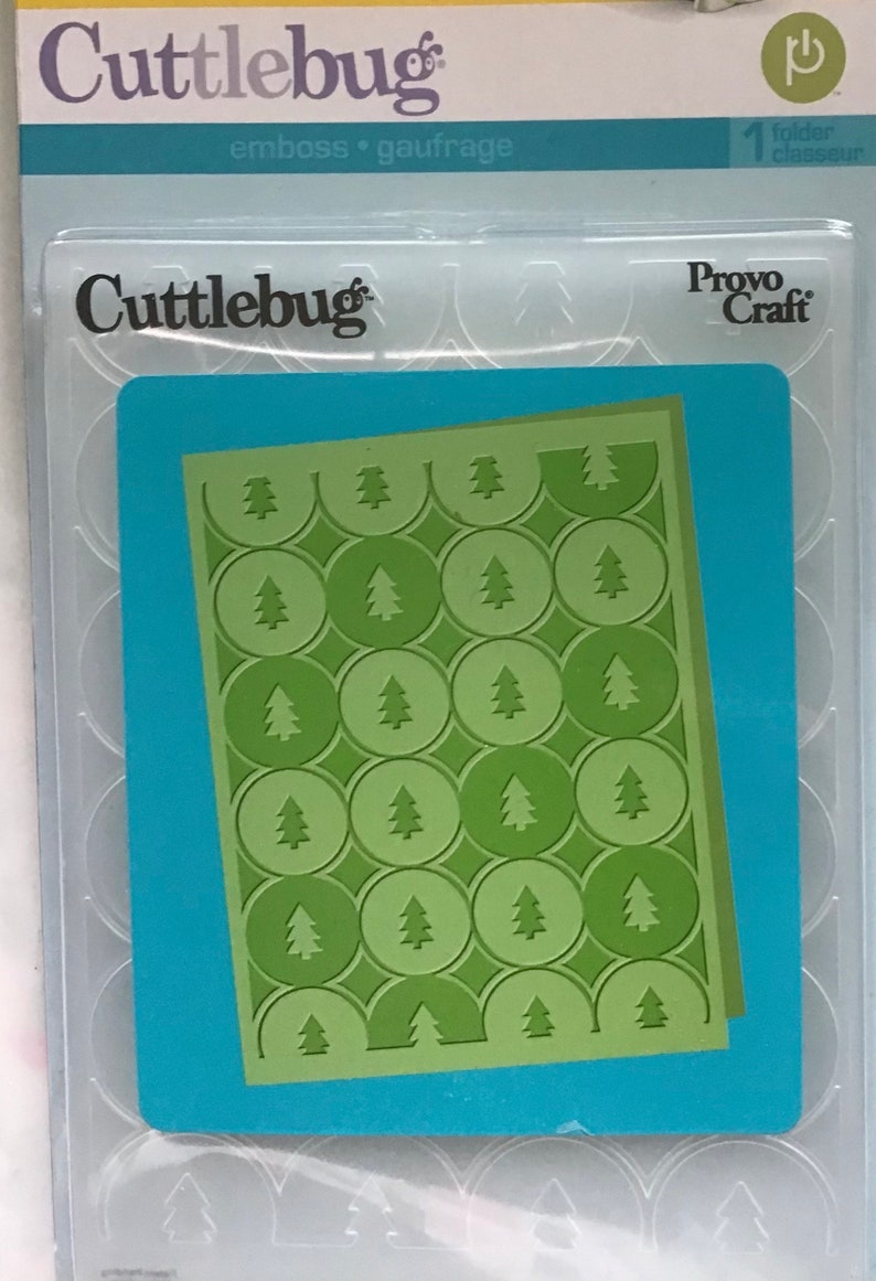 NEW Cuttlebug Trees Embossing Folder - Etsy