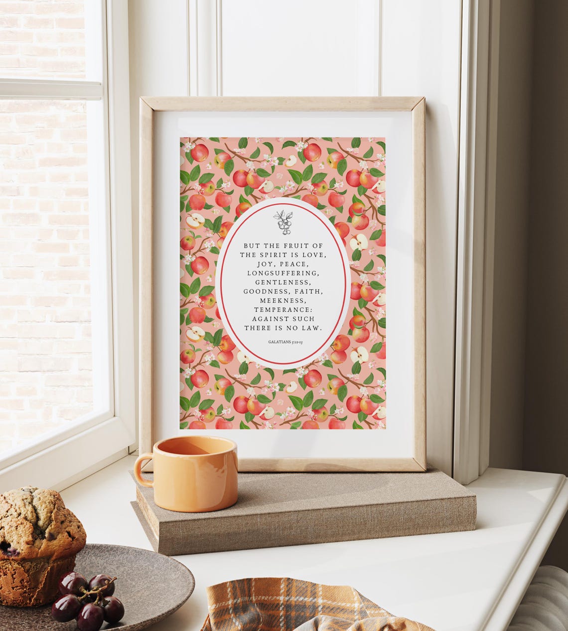 Fruit of the Spirit | Galatians 5:22-23 | KJV Bible Verse Printable ...