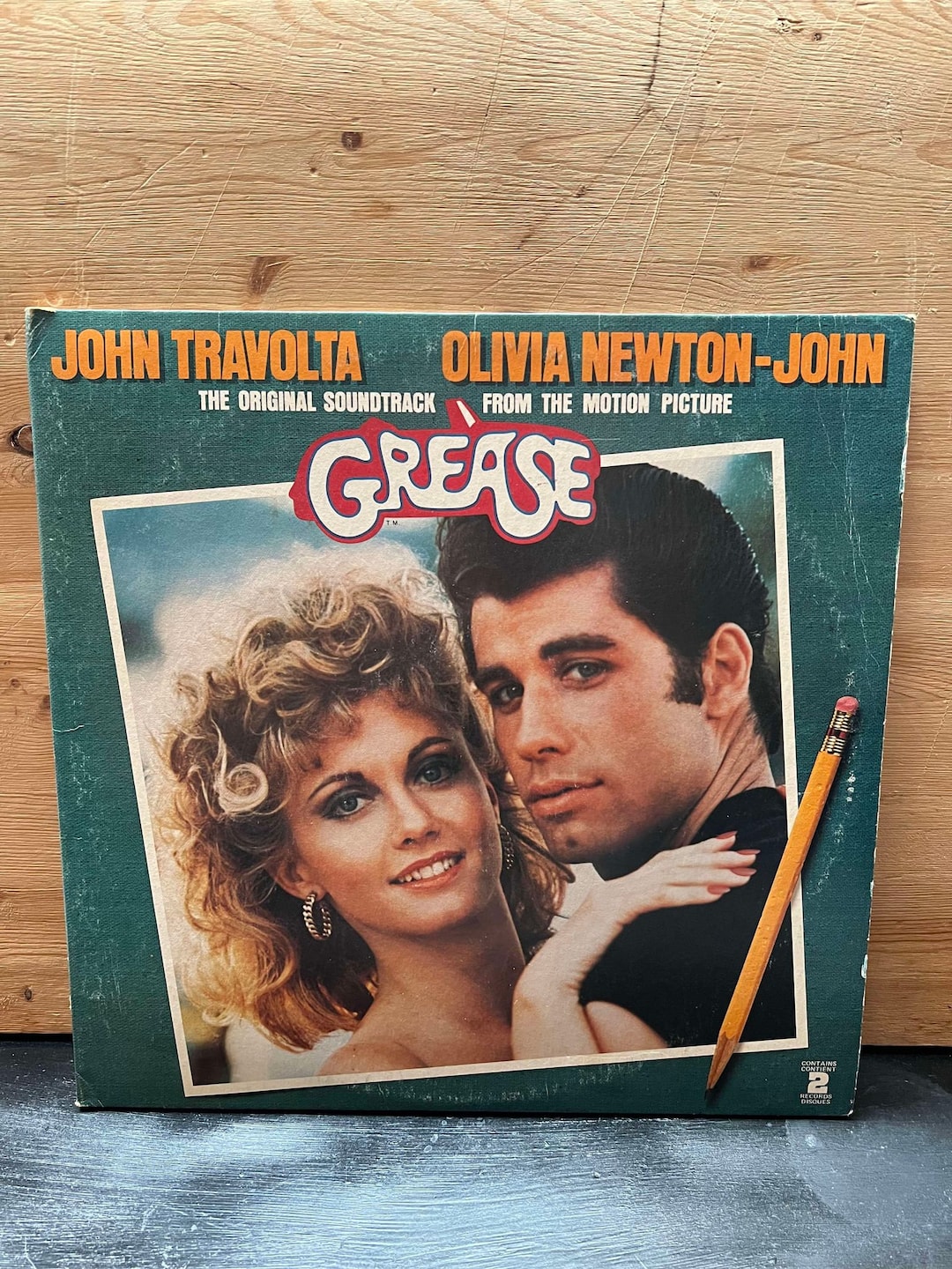 Grease Original Soundtrack Vinyl Record LP Album RSO RS-2-4002 1978 ...