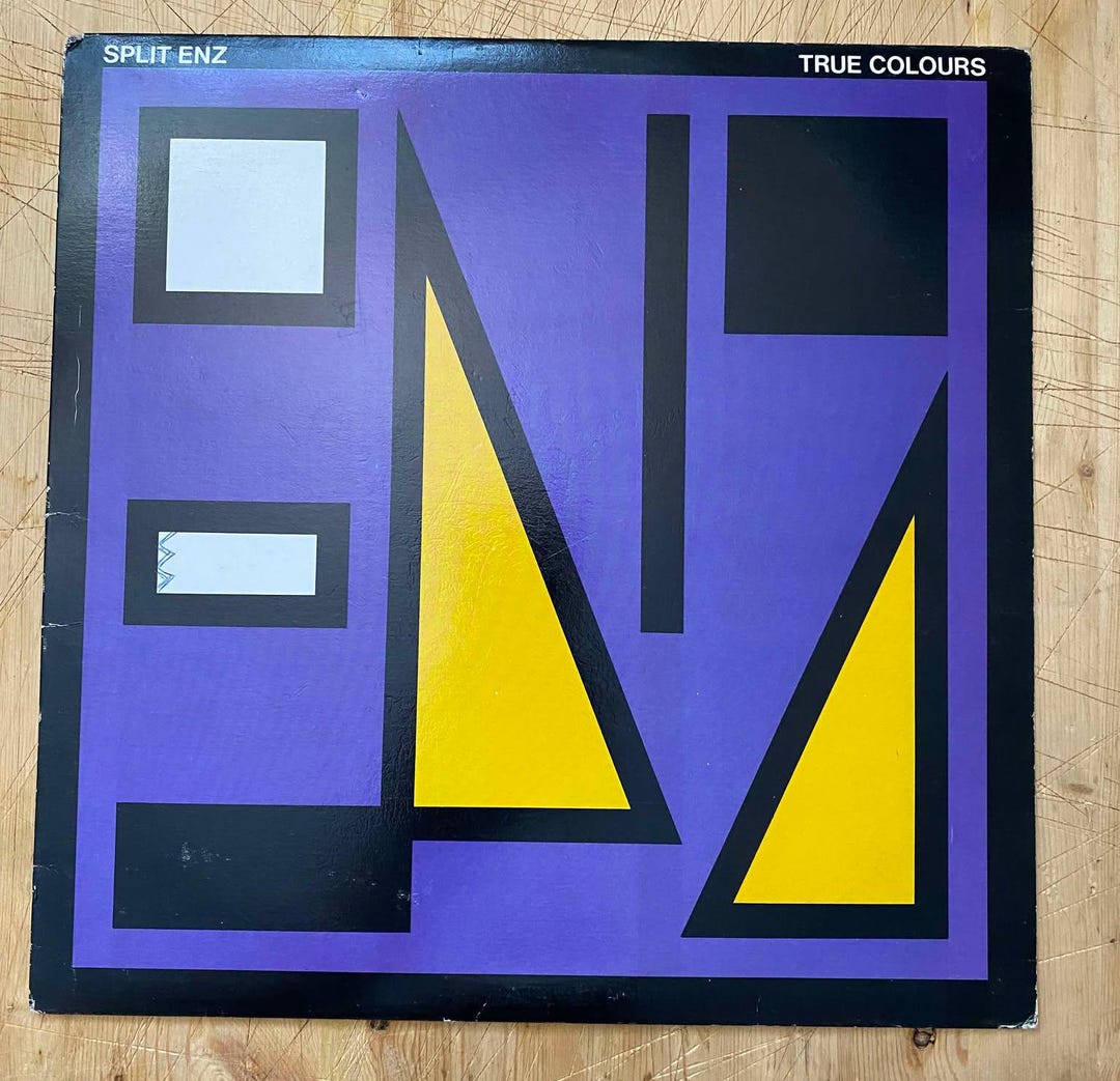 Split Enz True Colours, 1980, SP 4822, New Wave Original Vinyl Record ...