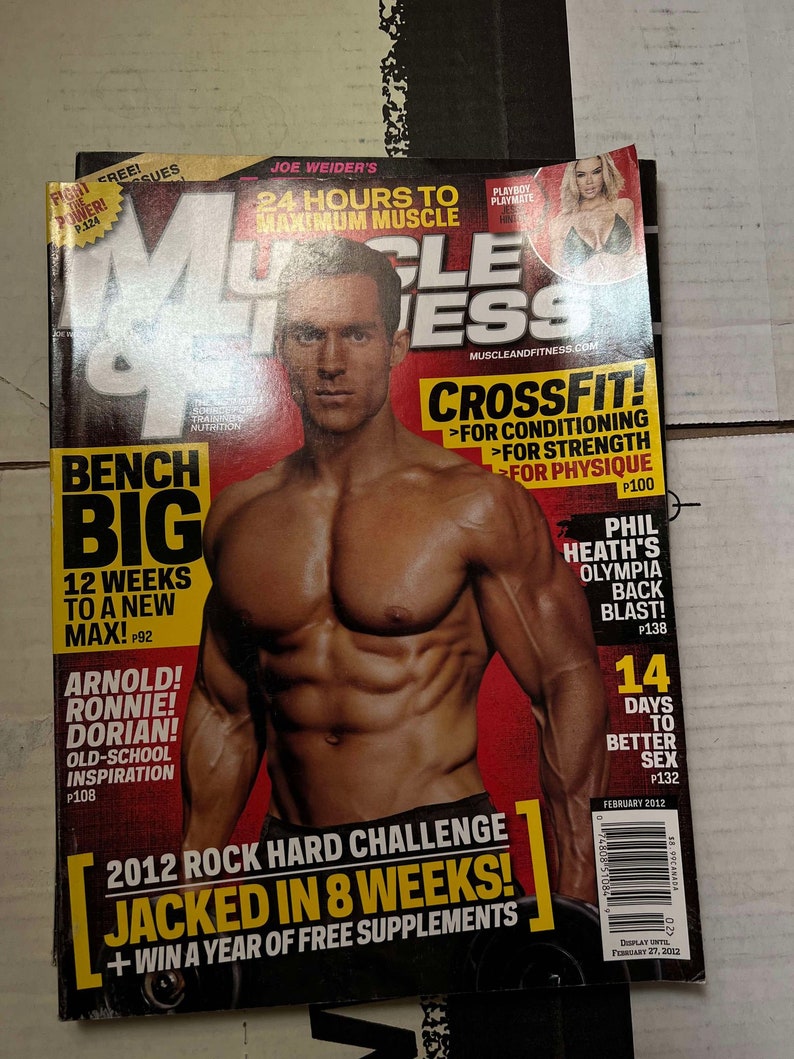 Joe Weider's Muscle & Fitness Magazine February 2012 - Etsy