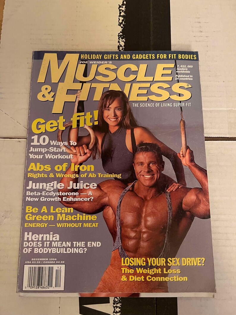 Muscle & Fitness Magazine Symba Smith Achim Albrecht December 1994 - Etsy