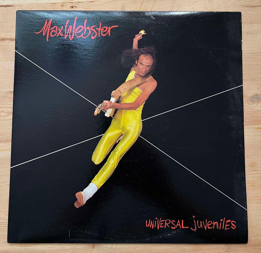 Max Webster Universal Juveniles LP 1980 Anthem ANR-1-1027 Near Mint 3 ...