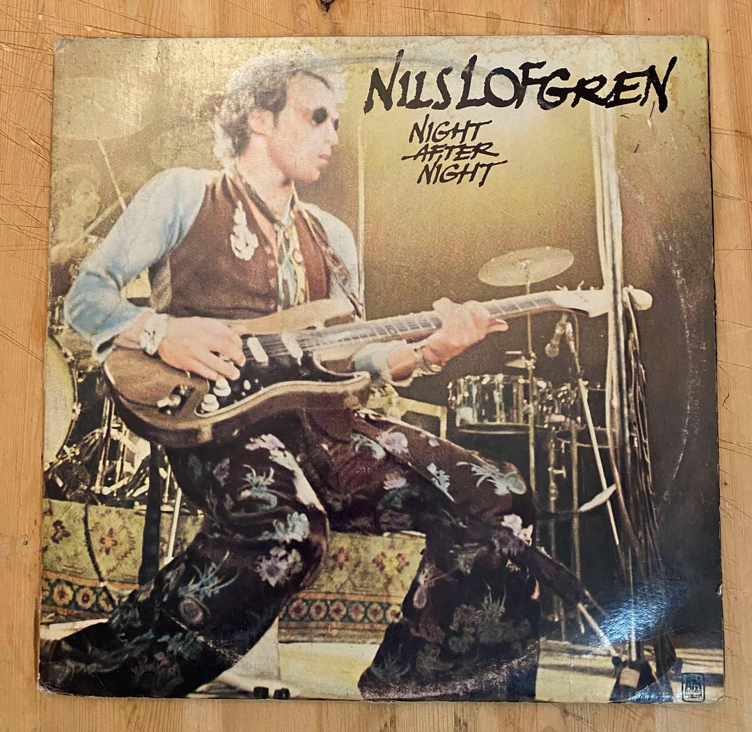 Nils Lofgren 2 LP Night After Night US, 1977 Grin, Springsteen Keith ...