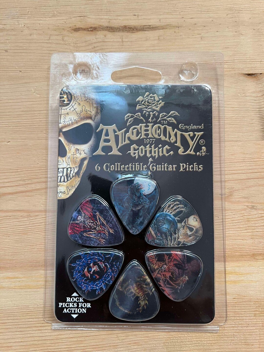 Alchemy Gothic Collectible Static Picture Guitar Picks Set - Etsy