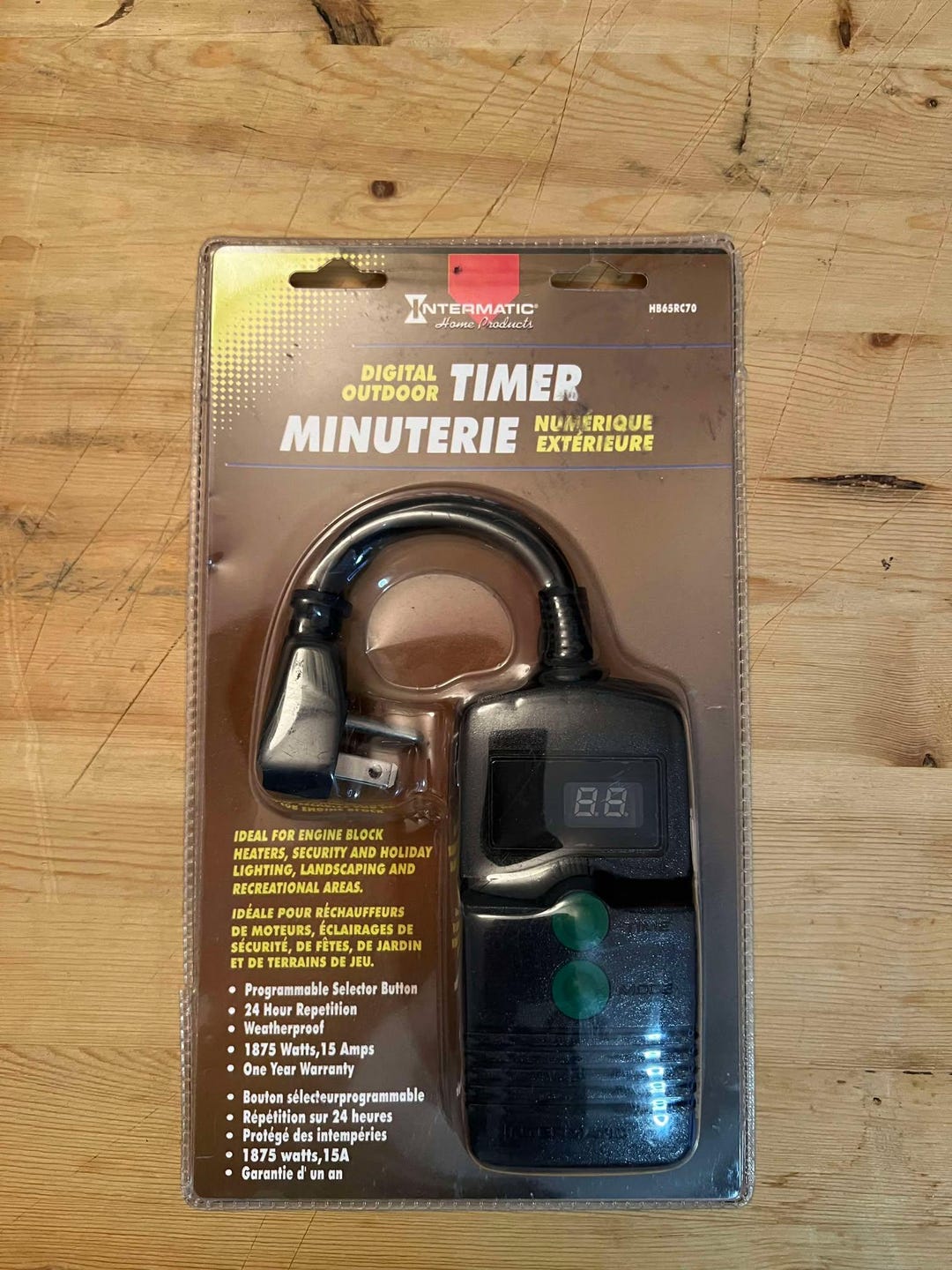 Intermatic Outdoor Heavy Duty Digital Timer NOS 15 Amp Model HB65RC70 ...