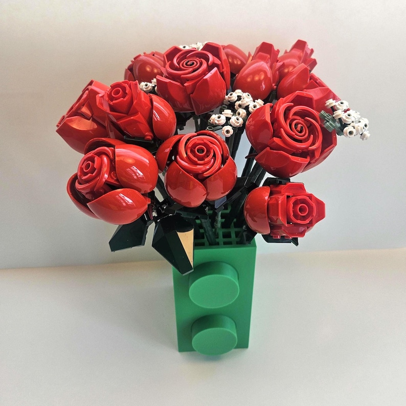 3D Printed Brick Vase for LEGO® Flower Bouquets - Etsy