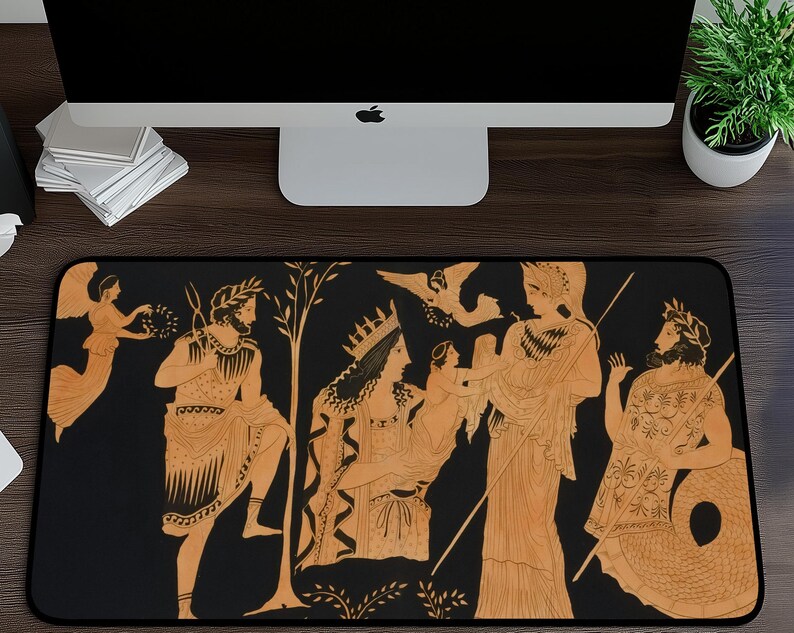 Ancient Greek Mythology Desk Mat | Mythological Desk Pad | Historical ...