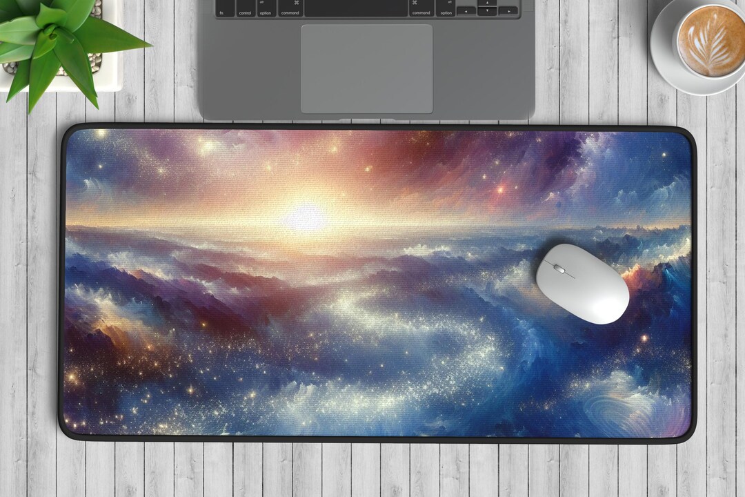 Celestial Solar System Desk Mat Space Themed Nerdy Gifts Quirky Table ...