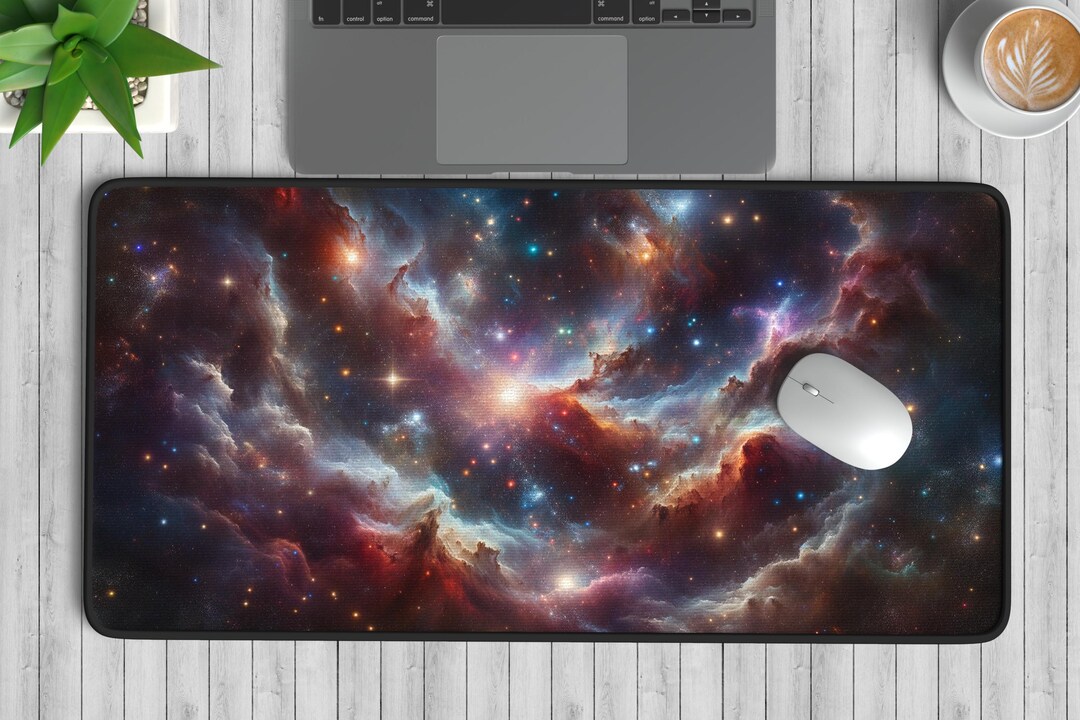 Magical Space Art Cosmic Nebulae Galaxy Astral Universe Desk Mat XL ...