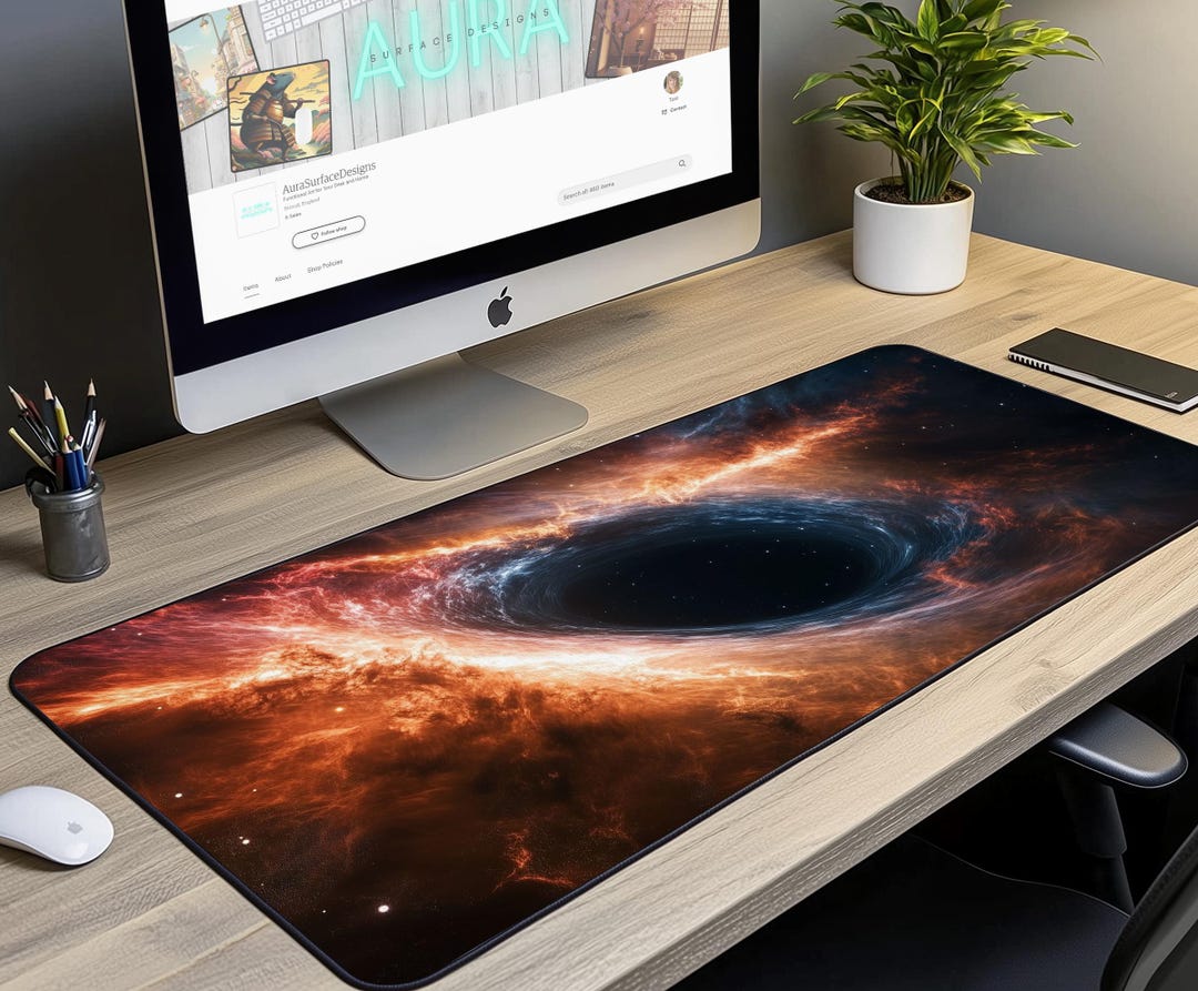 Cosmic Desk Mat | Universe Desk Pad | Gifts for Sci-fi Fans | XL Mouse ...