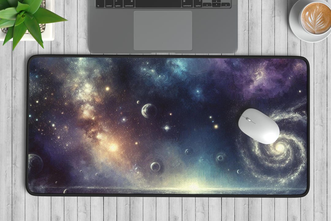 Space Sketch Desk Mat Space Themed Gifts for Scientists Sci Fi Mouse ...