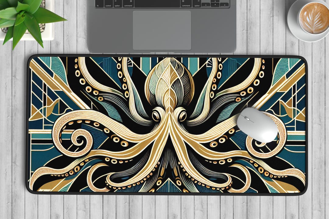 Cthulhu Mythical Creatures Desk Mat Octopus and Kraken Gifts XL Gaming ...