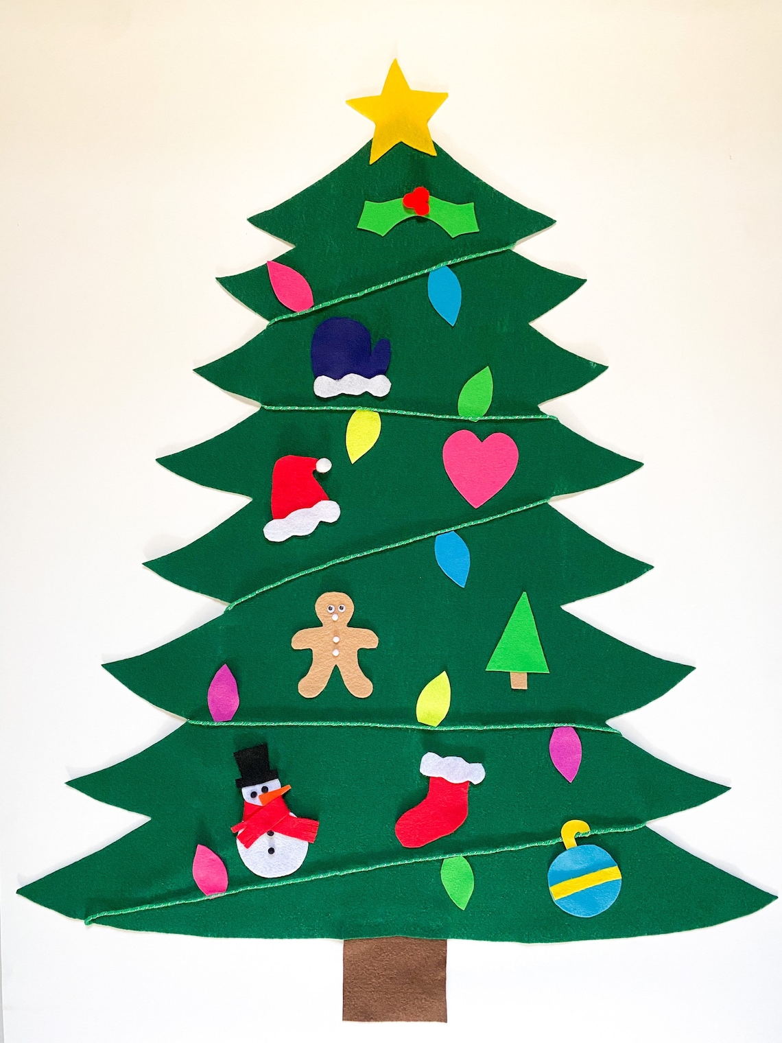 Felt Christmas tree | Etsy