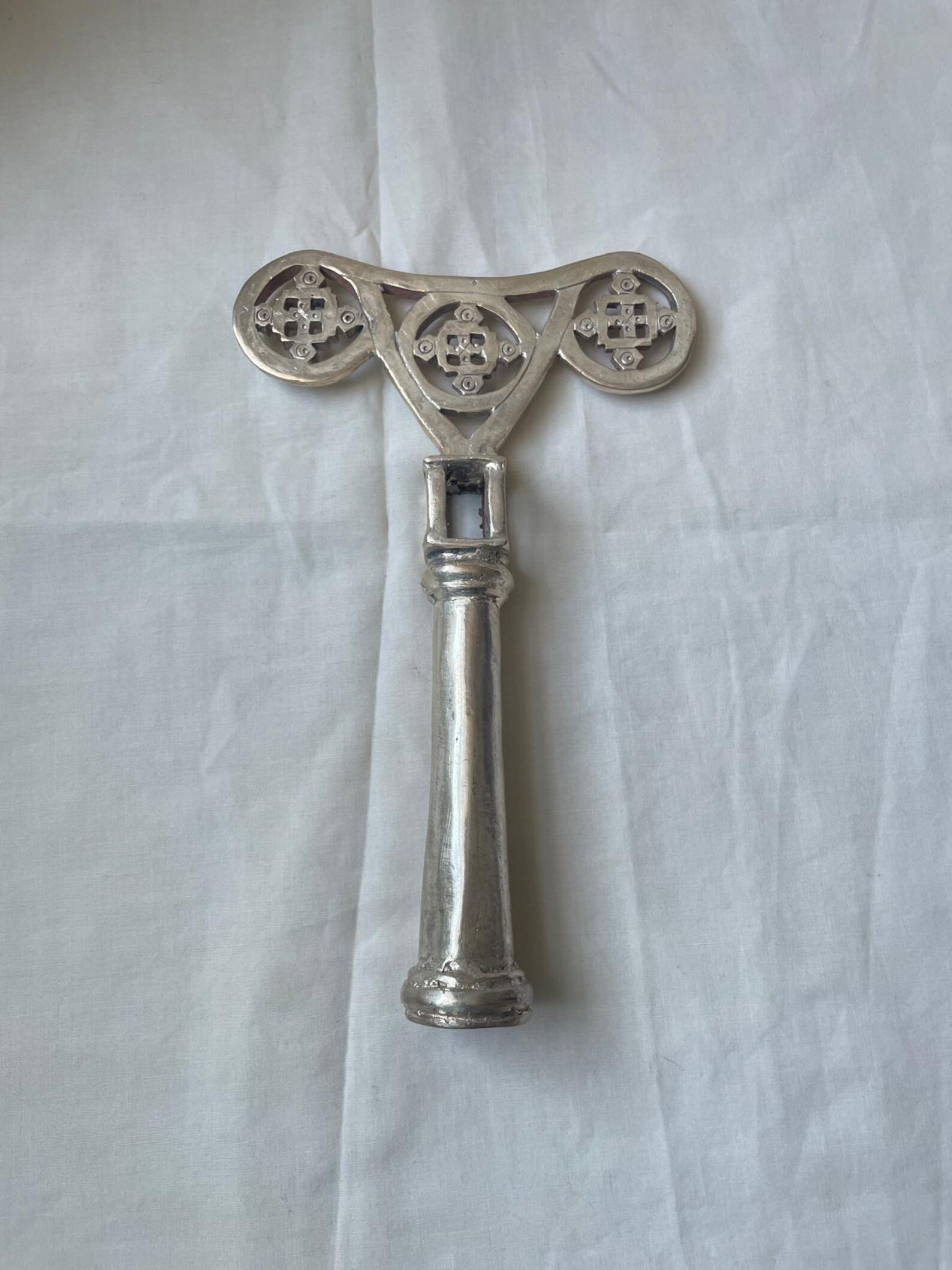 Handmade Vintage Ethiopian Orthodox Church Prayer Staff Top Coptic ...