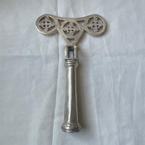 Handmade Vintage Ethiopian Orthodox Church Prayer Staff Top - Coptic ...