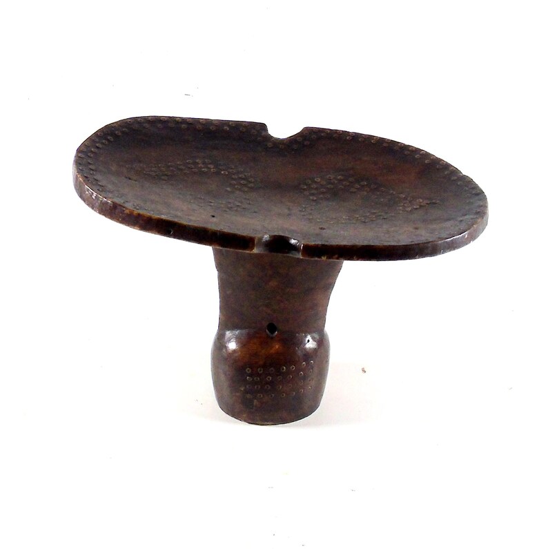 Vintage Ethiopian Sidama Headrest – Hand-carved African Tribal Art ...